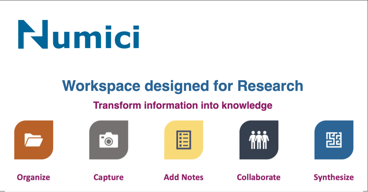 Numici - Workspace designed for Research | Numici